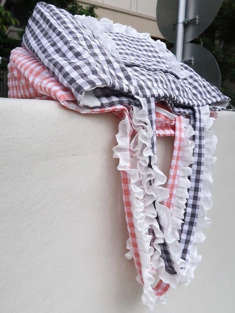 Gingham Shoulder Bag With Bow & Ribbon Decor Bow Bag - Etsy