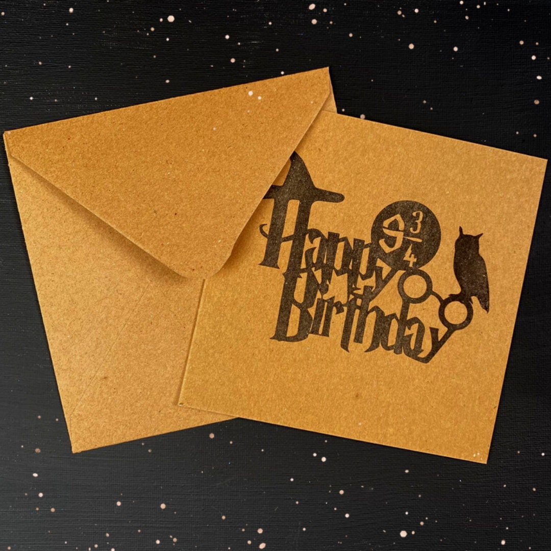 KRAFT Harry Potter Greeting Card Greeting Card Love Birthday Card Blank ...
