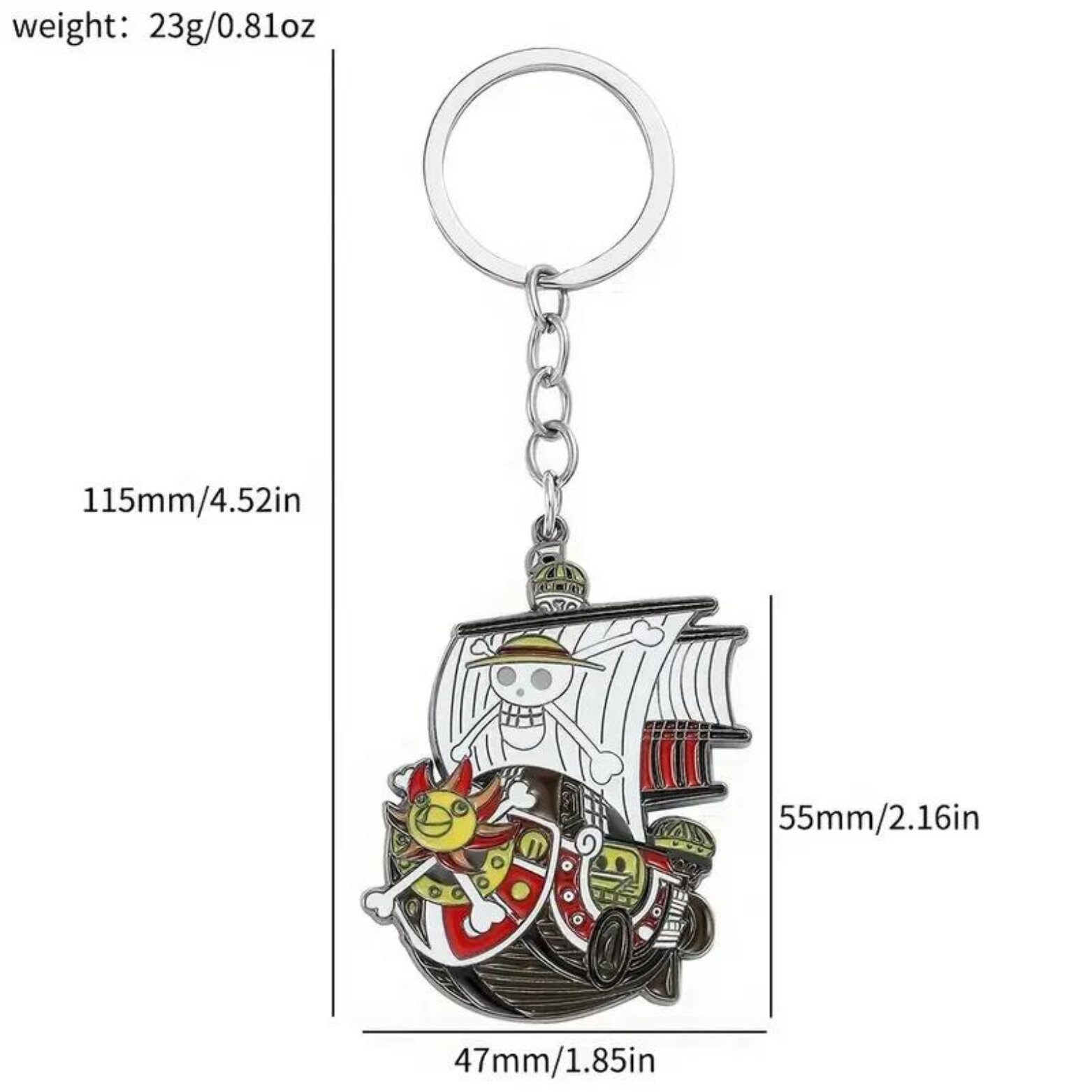 One Piece Pirate Ship Keychain the Ideal Accessory for ONE PIECE Fan ...