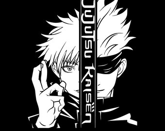 Gojo Satoru Svg - Etsy Canada