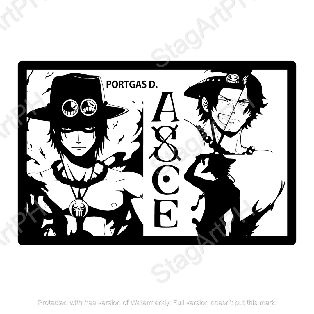 Fire Fist Ace SVG ACE Collection SVG Portgas D Ace Svg - Etsy Canada