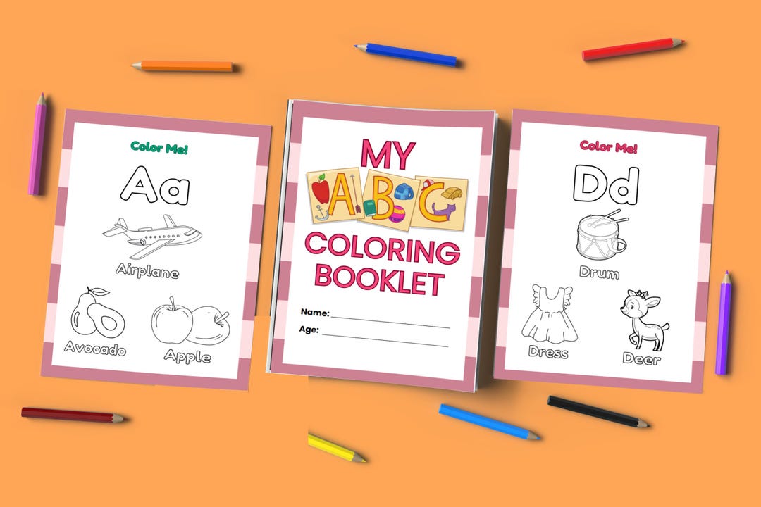 My ABC Book - Homeschool Kids Books - Printable Kids Learning Book ...