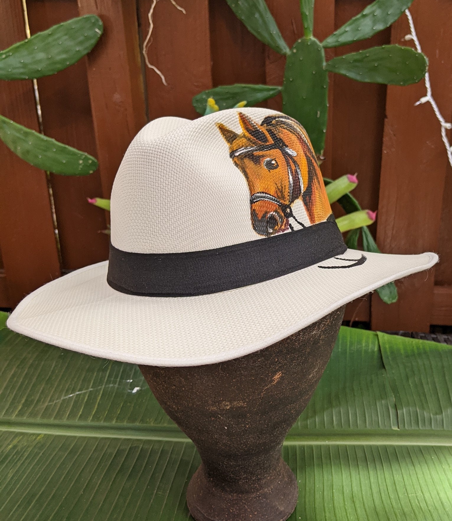 Horses Hat, Hats Painted by Hand, Colombian & Mexican Hats, Aguadeño ...