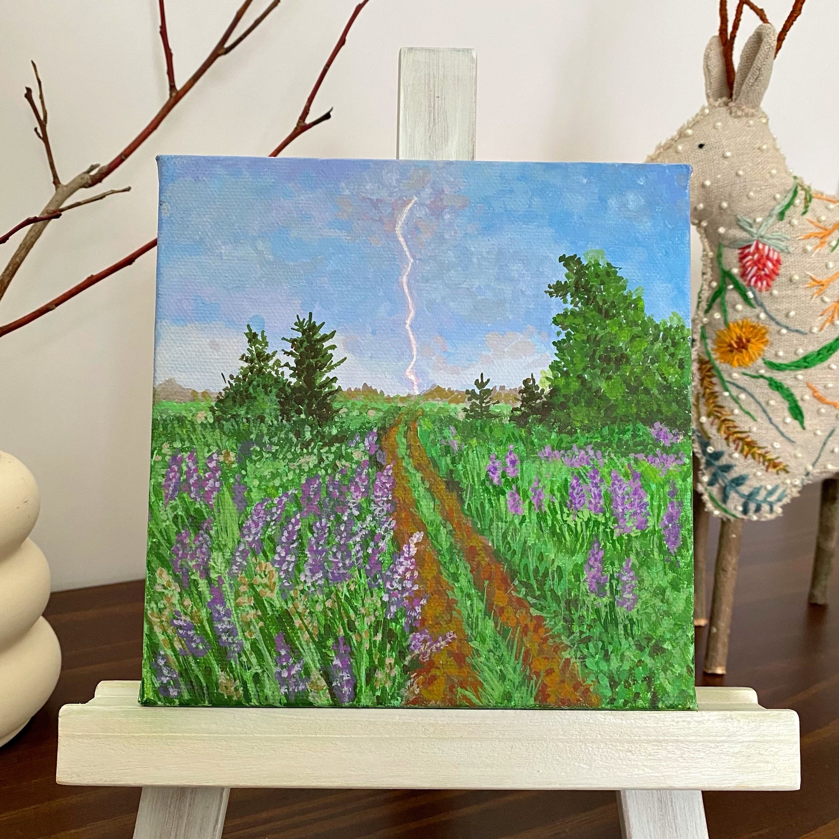 Original 100% Hand Painted Oil Paintings on Canvas Stretched Wall Art ...