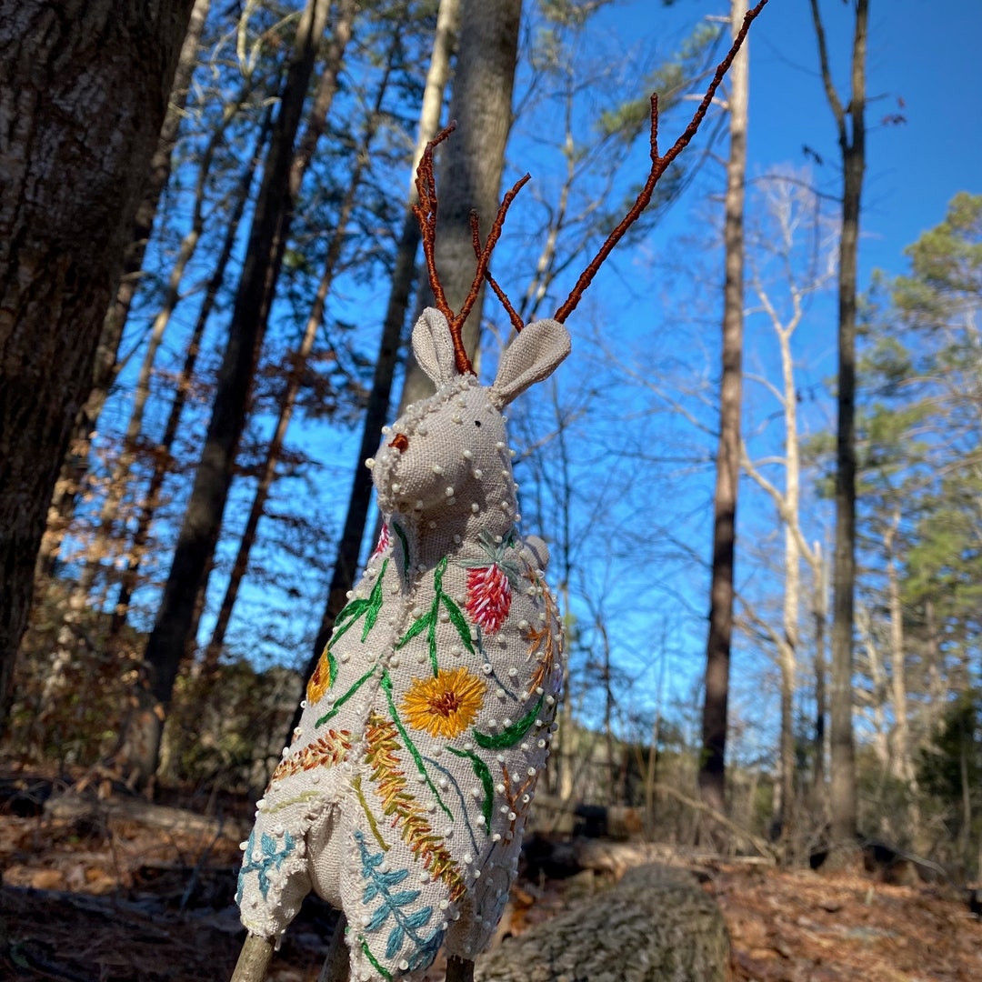 Handcrafted Interior Toy Benjamin With Embroidery. Cute House Decor ...