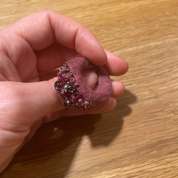 Felt Ring - Etsy UK