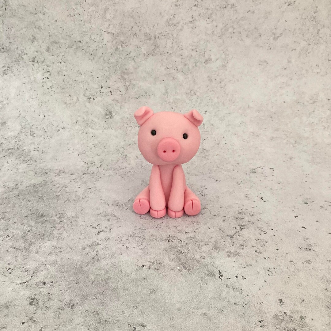 Birthday Piggy Topper - Etsy