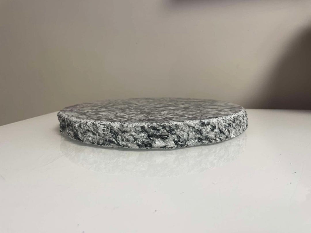 Stone Serving Tray, Cheese Board, Granite Cutting Board, Round Perfume ...