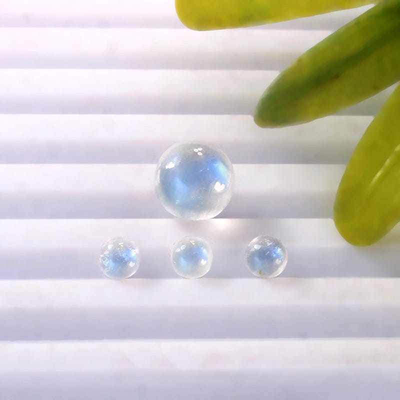 Moonstone Sphere Jewelry - Etsy