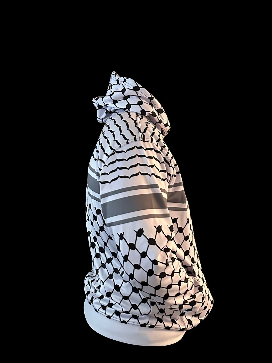 Adult Palestinian Kufiya Pattern Pullover Hoodie - Etsy Canada