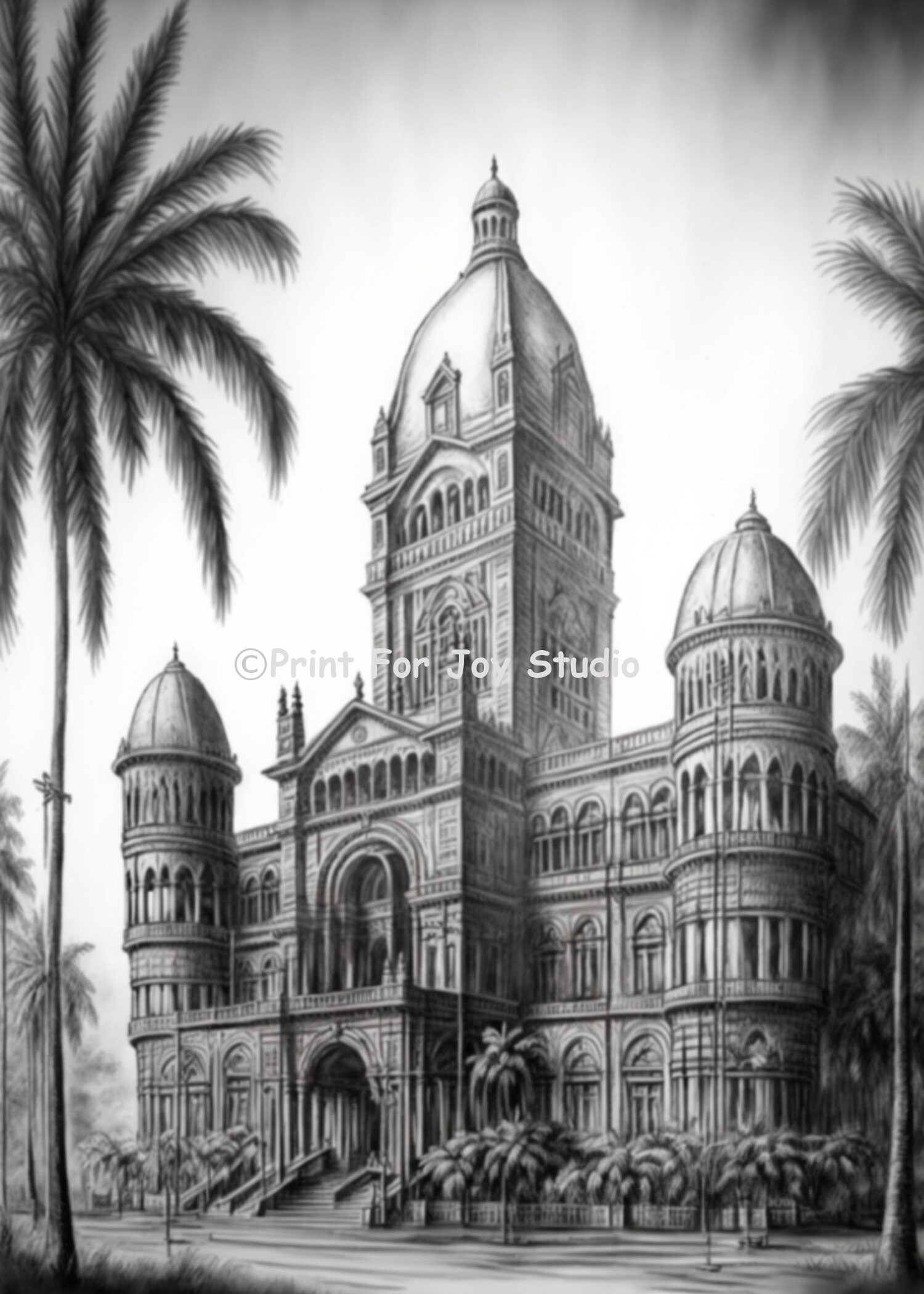 Beautiful Mumbai Wall Art. Printable Download, Mumbai, Mumbai Wall Art ...