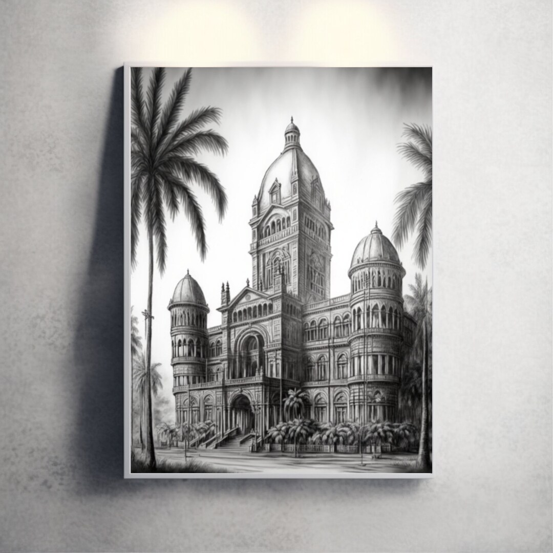 Beautiful Mumbai Wall Art. Printable Download, Mumbai, Mumbai Wall Art ...