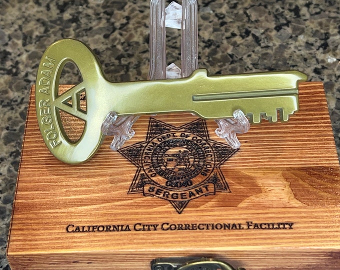Handmade Replica Prison Key With Personalized Engraving A Unique Gift ...