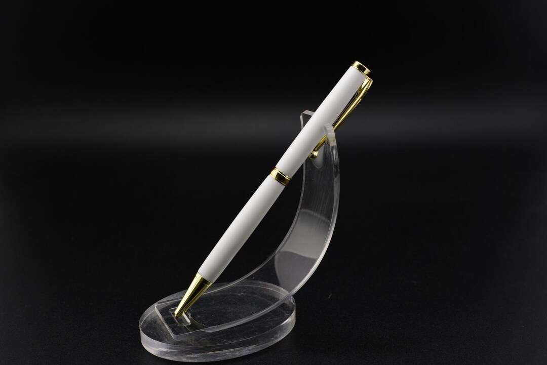 Elegant Corian Pen – 14K Gold Plated Mechanism – Luxury & Handcrafted ...