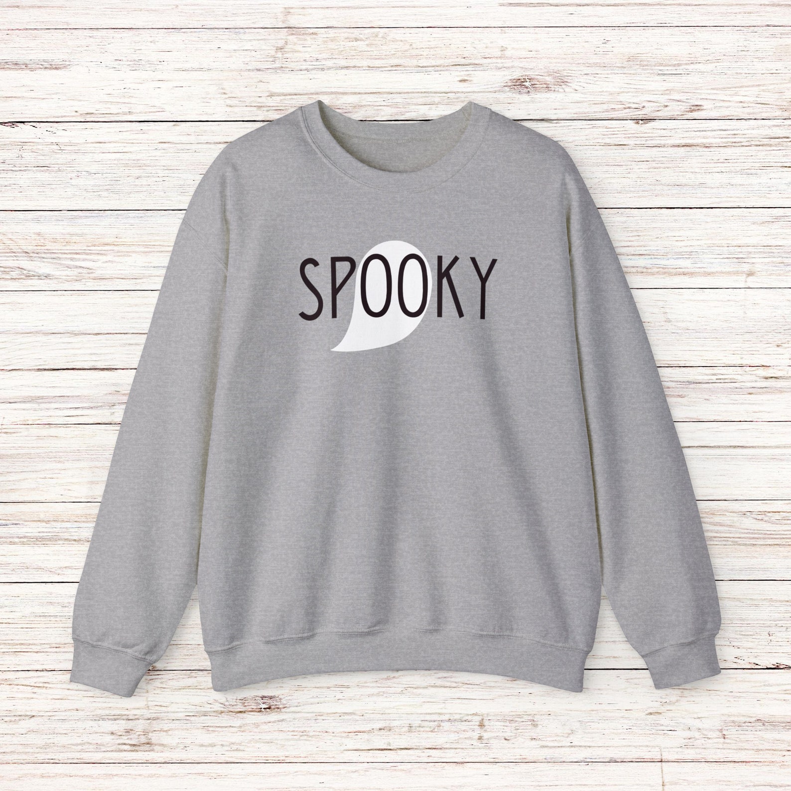 Spooky Ghost Sweatshirt, Halloween Sweatshirt, Nerd Ghost Crewneck - Etsy
