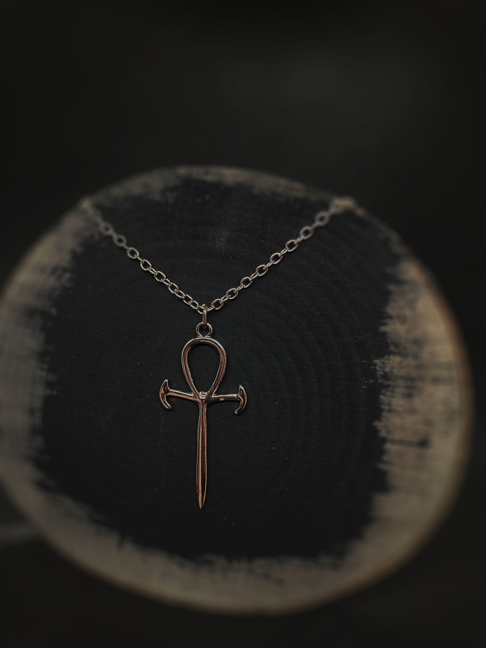 Vampire Ankh Pendant Necklace, Gothic Jewellery, Goth, Punk, Emo, Rock ...