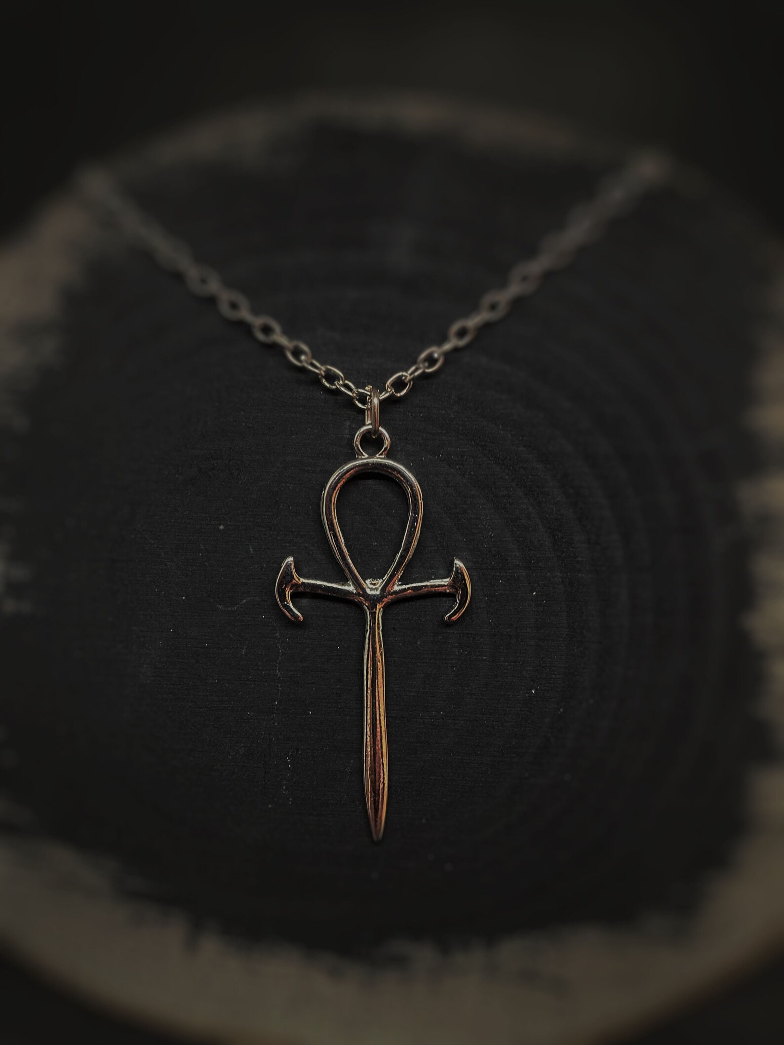 Vampire Ankh Pendant Necklace, Gothic Jewellery, Goth, Punk, Emo, Rock ...