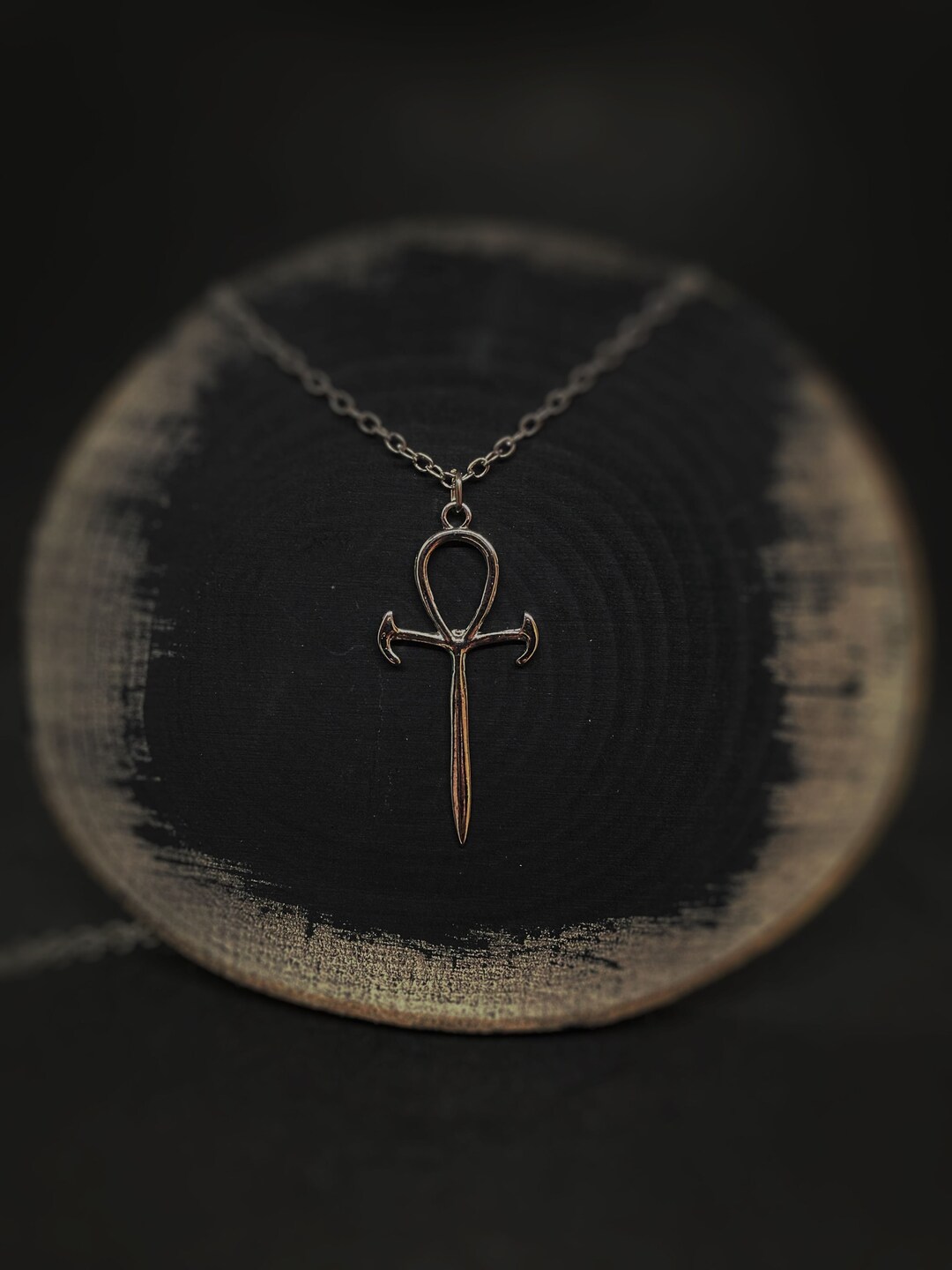 Vampire Ankh Pendant Necklace, Gothic Jewellery, Goth, Punk, Emo, Rock ...
