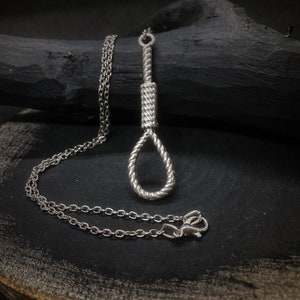 Hangman's Noose Necklace | Hangman's Noose Choker | Horror Jewelry ...