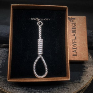 Hangman's Noose Necklace | Hangman's Noose Choker | Horror Jewelry ...