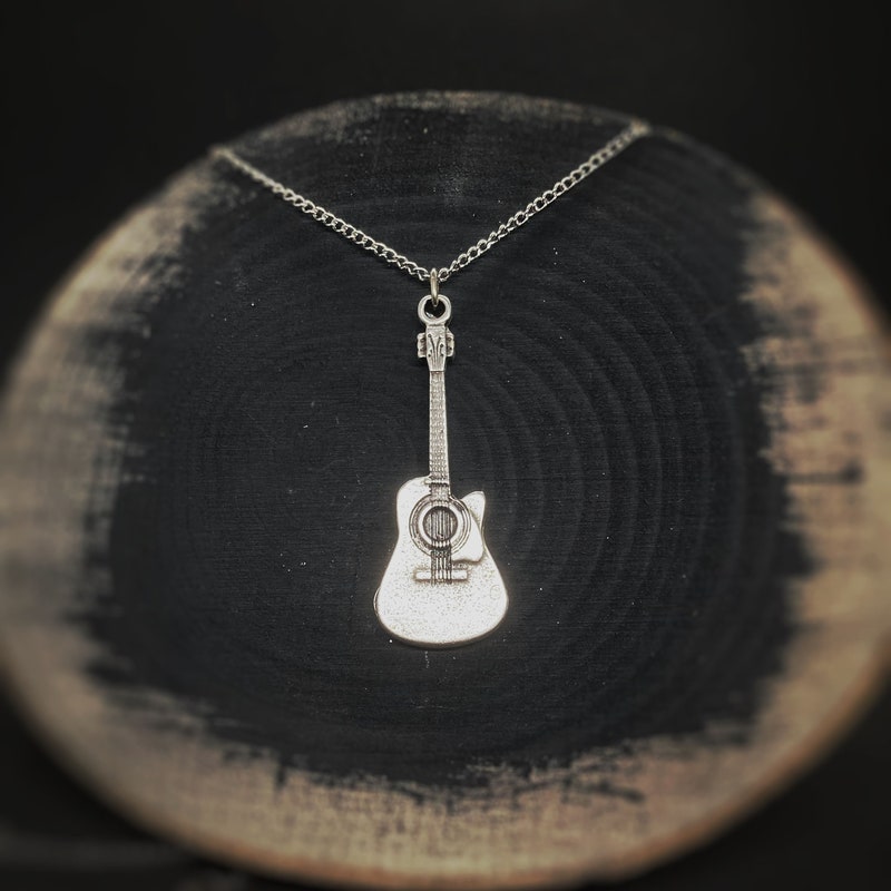 Guitar Necklace - Etsy