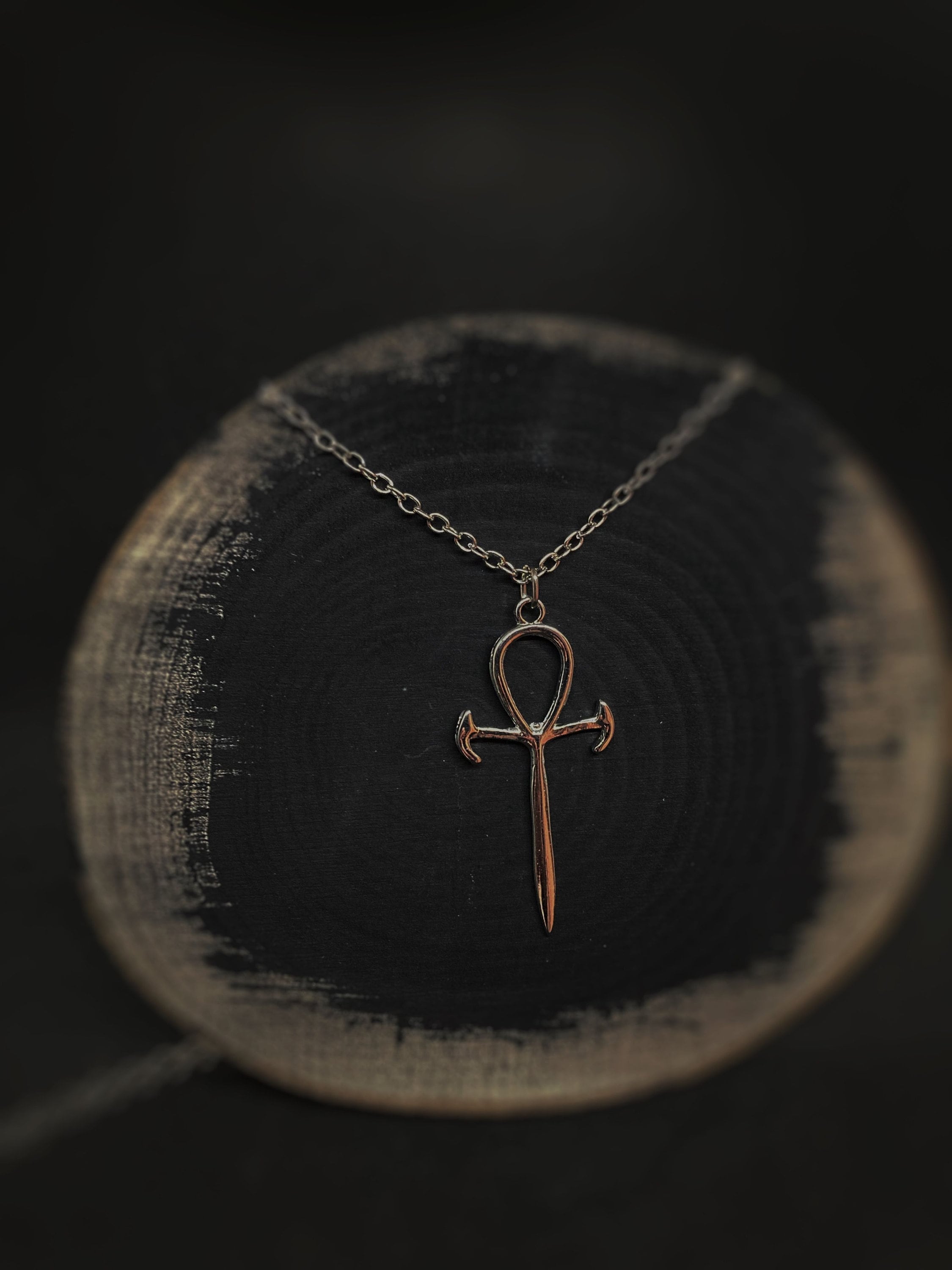 Vampire Ankh Pendant Necklace, Gothic Jewellery, Goth, Punk, Emo, Rock ...