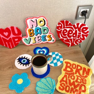 Custom Quote Wall Art, Motivational Wall Art, Handmade Colorful Motto ...