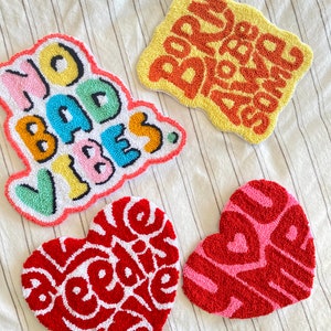 Custom Quote Wall Art, Motivational Wall Art, Handmade Colorful Motto ...