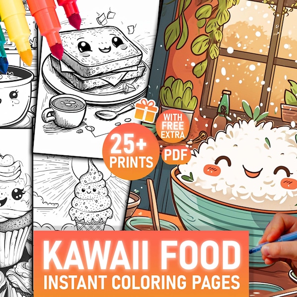 Food Coloring Book - Etsy