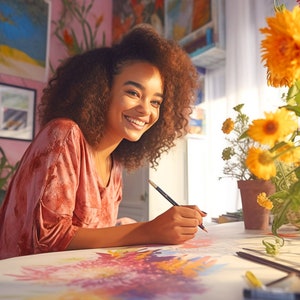 225+ Flower Coloring Page, Floral Coloring Page, Spring, Easter, Adults ...