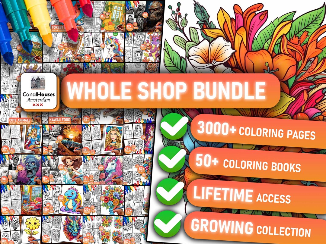 3000+ WHOLE SHOP BUNDLE, Entire Store Bundle, All Past and Future ...