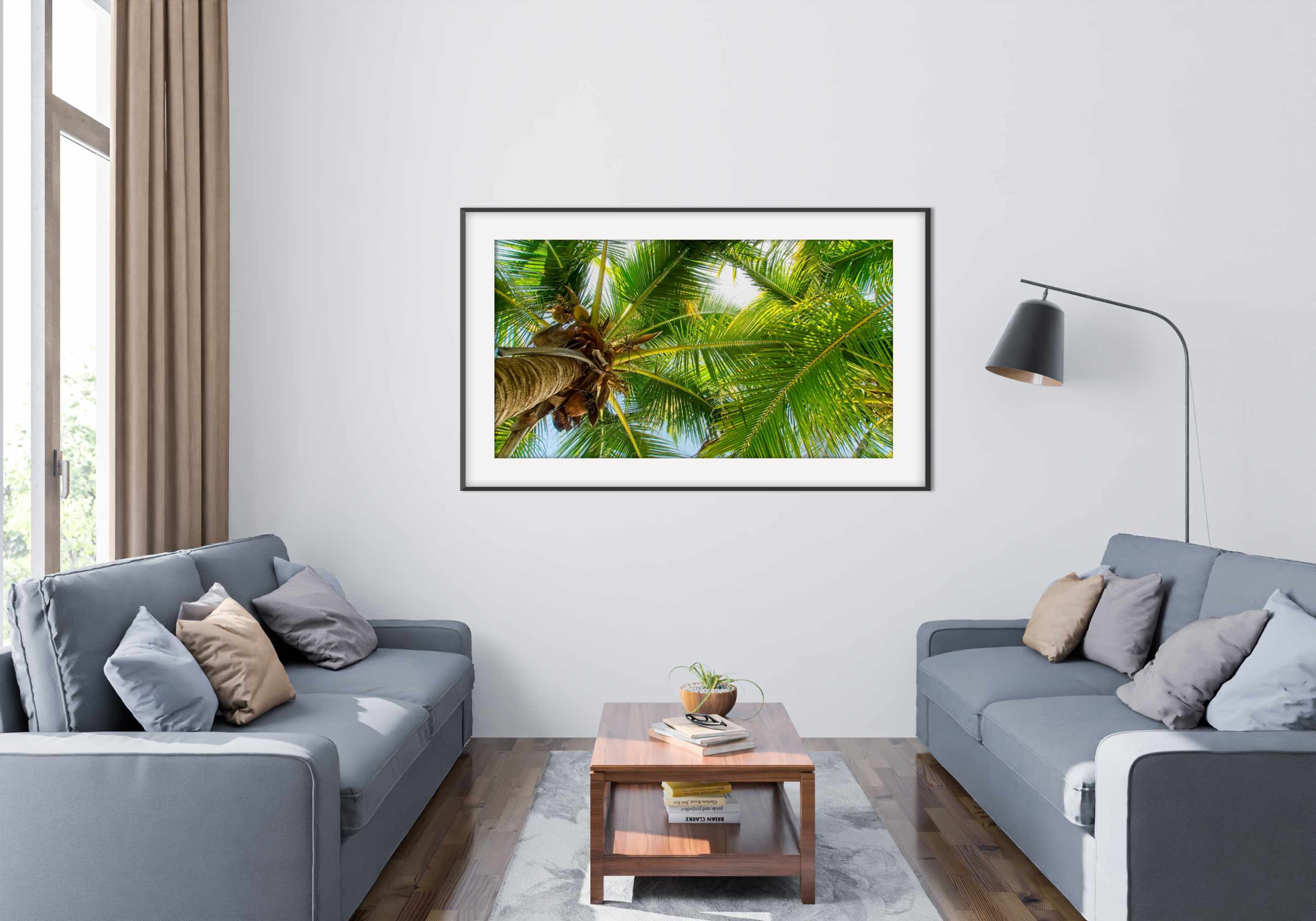 Frame TV Art - Tropical Beach Artwork - Original Art - Downloadable ...