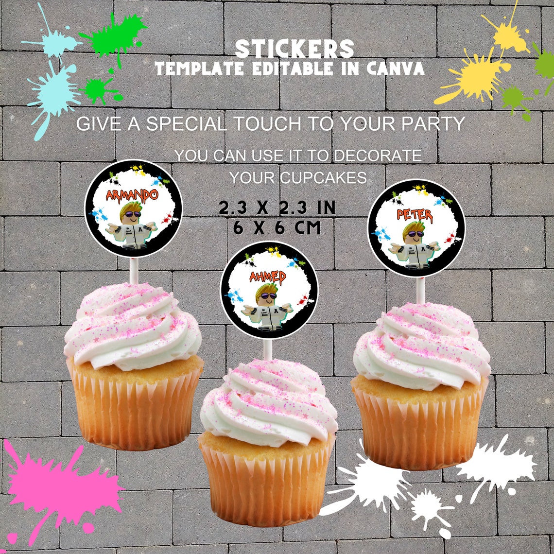 ROBLOX INVITATION Roblox Birthday Roblox Printable Animated Birthday ...