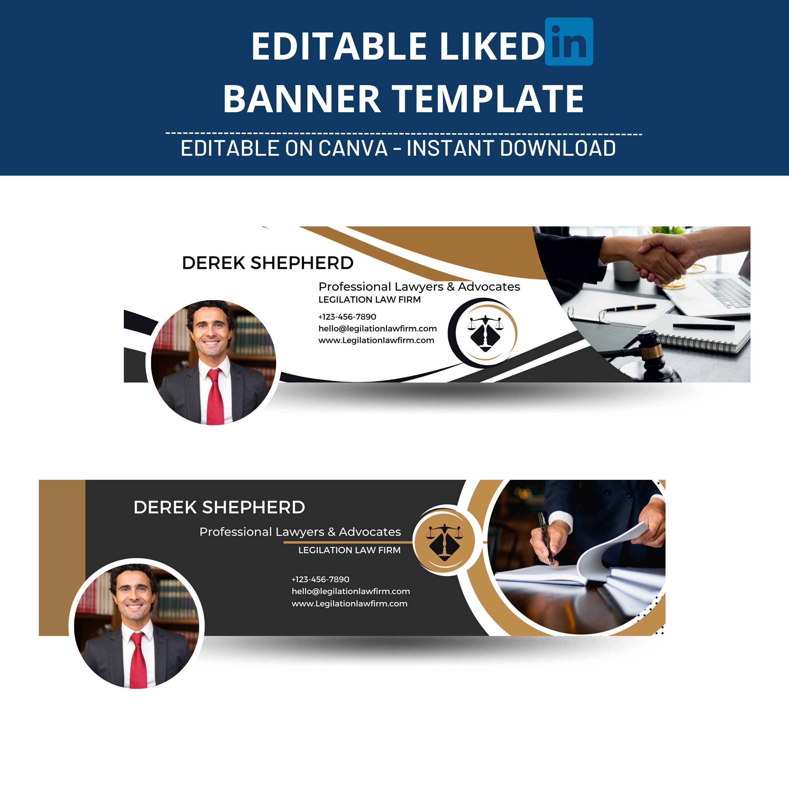 LINKEDIN BANNER for Lawyers Linkedin Banner for Your - Etsy