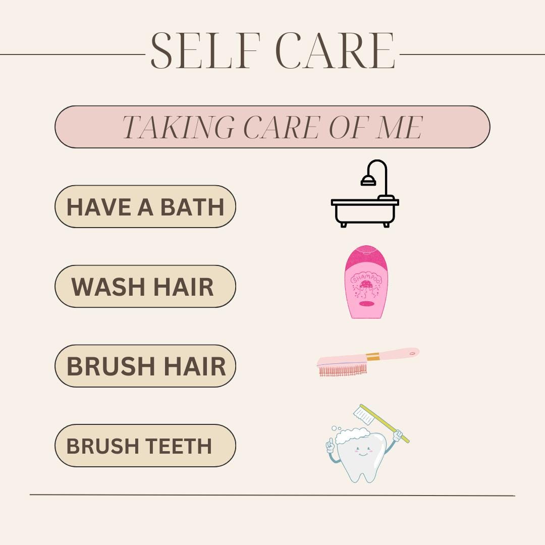 Tween/teen Self Care Checklist - Etsy