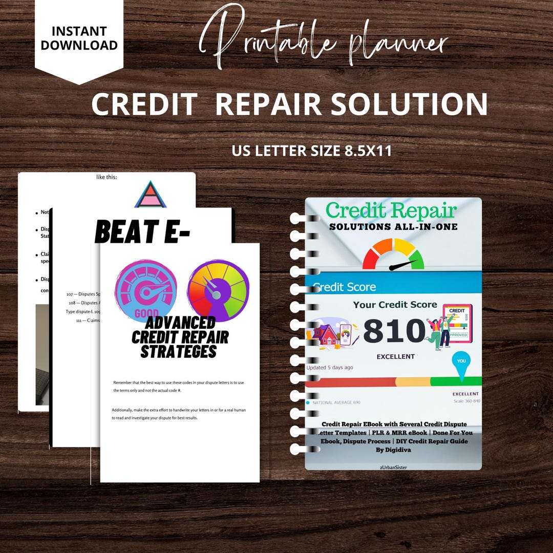 The Complete Credit Repair Kit – DIY Credit Repair Course - Etsy
