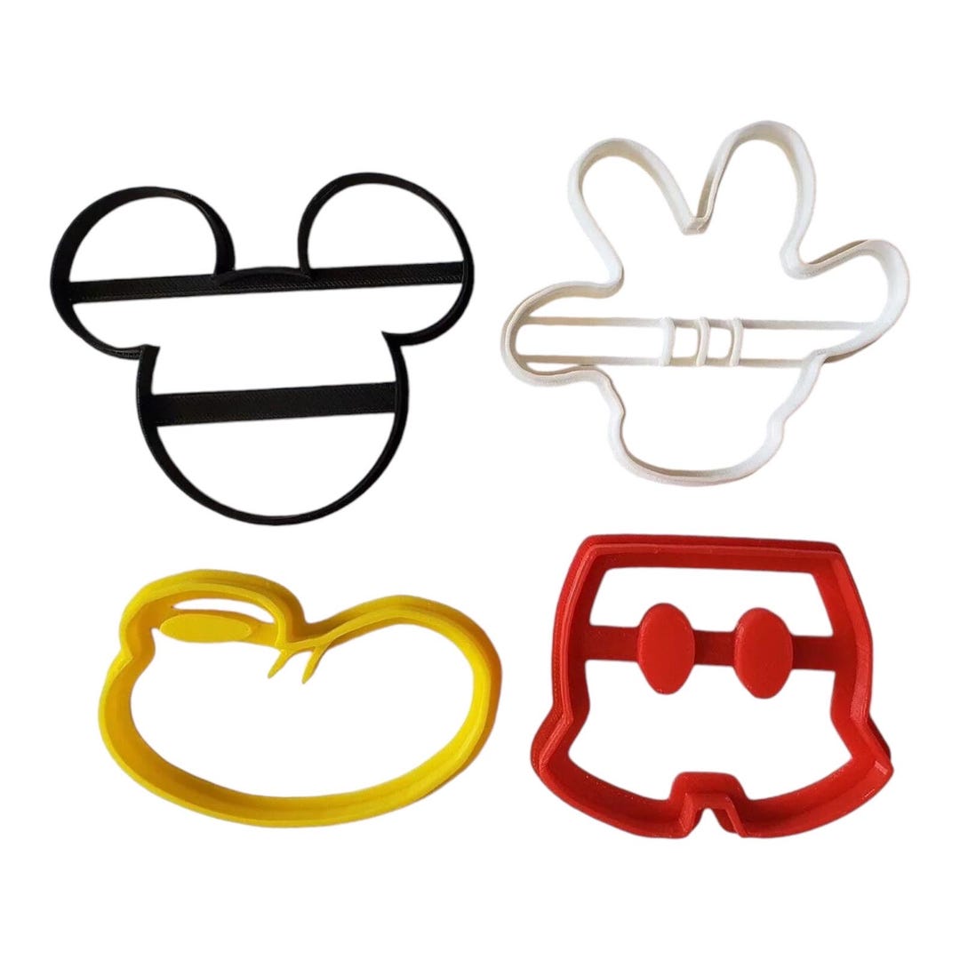 Mickey Cookie Cutter Set - Etsy