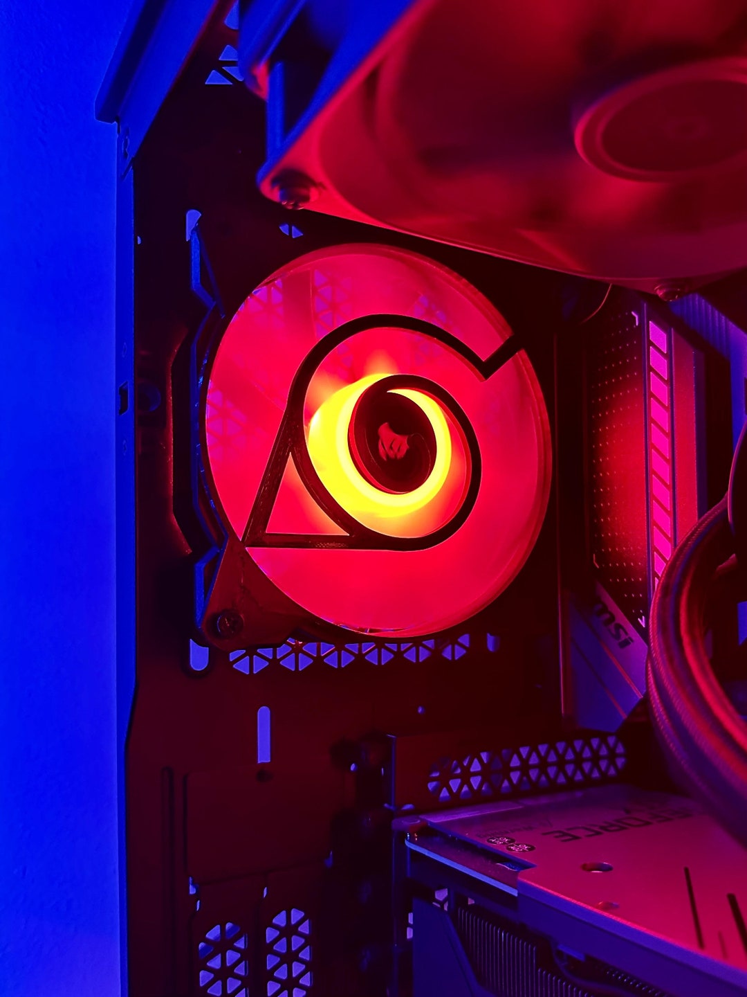 Naruto Konoha PC Case Fan Grill - Etsy