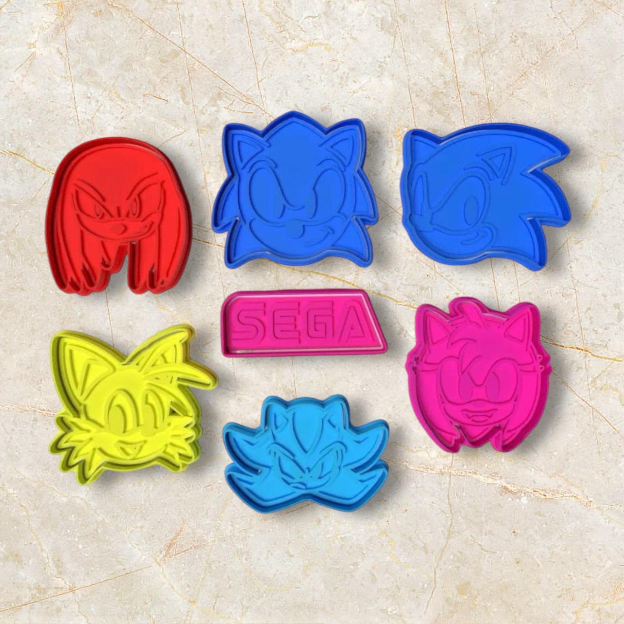 Sonic Cookie Cutter Set Cookie Cutters - Etsy