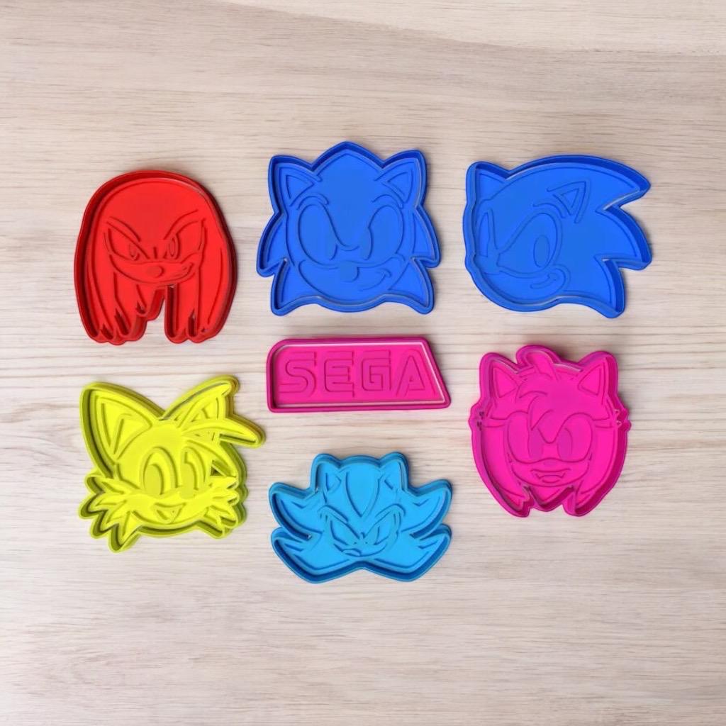 Sonic Cookie Cutter Set Cookie Cutters - Etsy