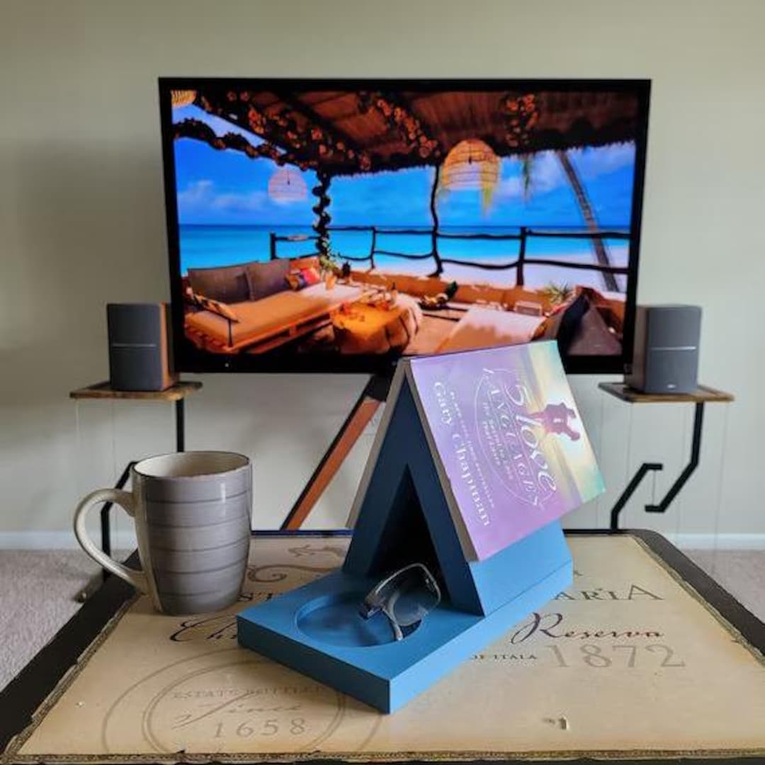 3d Printed Book Holder Book Barn Bookmark Book Saver Reader Nightstand ...