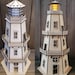 Lighthouse W/led Beacon Light - Natural Wood Finish - Model Lighthouse ...