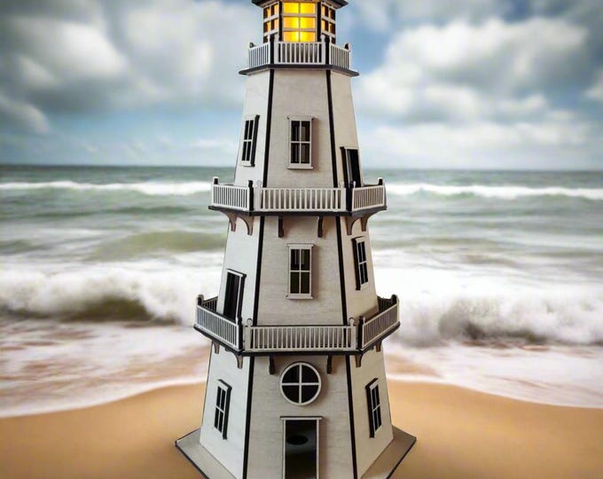 The Indoor / Outdoor Lighthouse With Lighted Beacon - Etsy