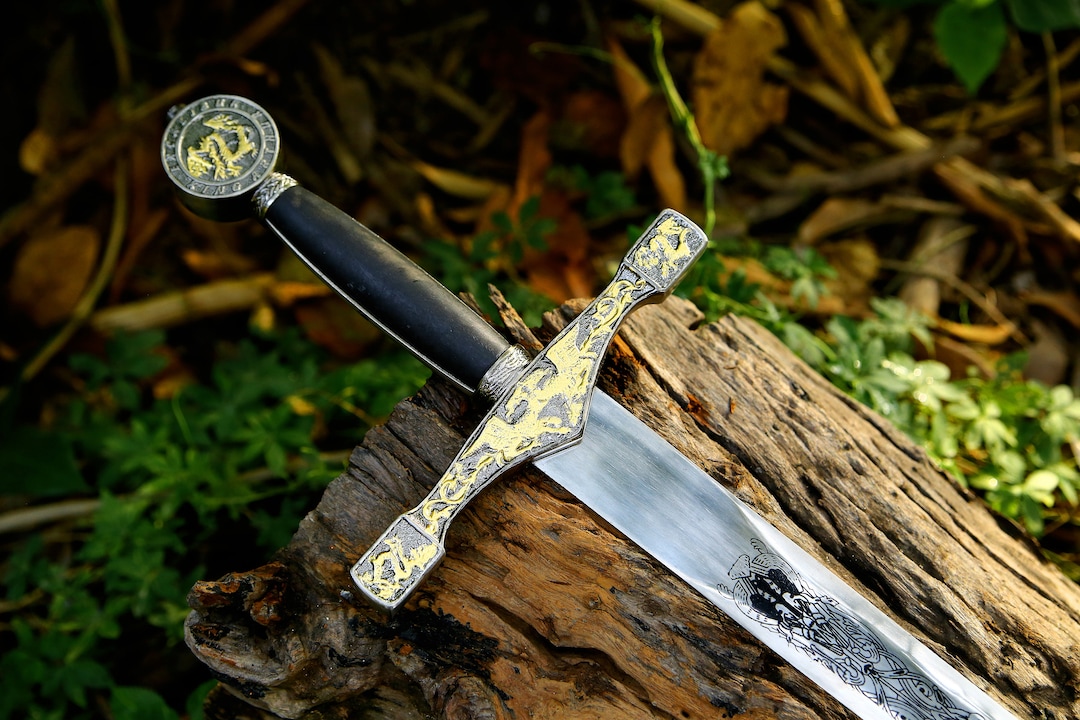 Handmade King Arthur Excalibur Swords ,hand Forged Stainless Steel Swords, Viking Swords ...