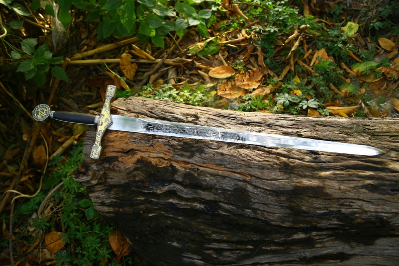 Handmade King Arthur Excalibur Swords ,hand Forged Stainless Steel ...