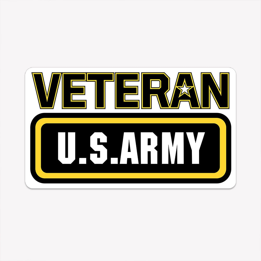 US Army Veteran - Vinyl Sticker or Magnet - Indoor or Outdoor - Etsy