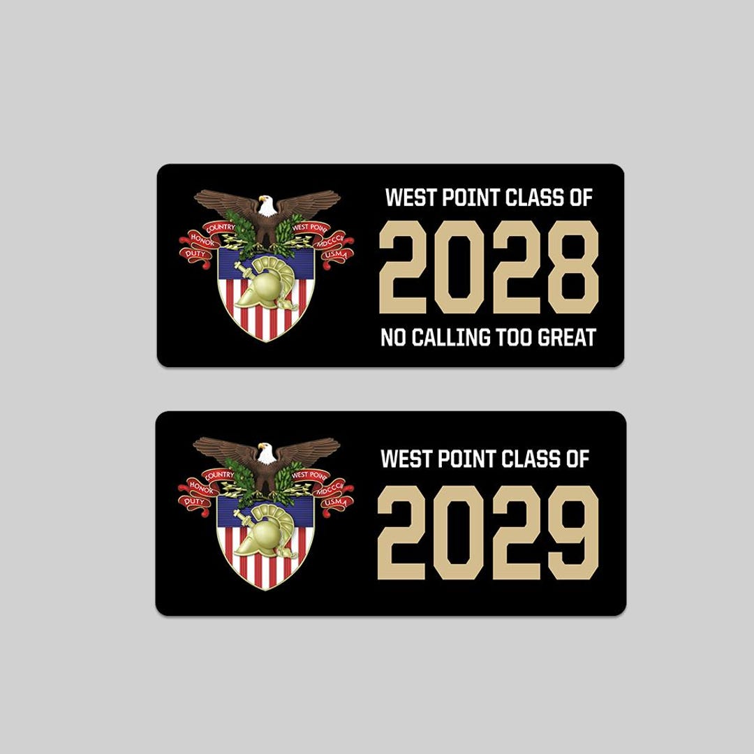 West Point Crest With Year & Motto- Any Year - 2025, 2026, 2027, 2028 ...