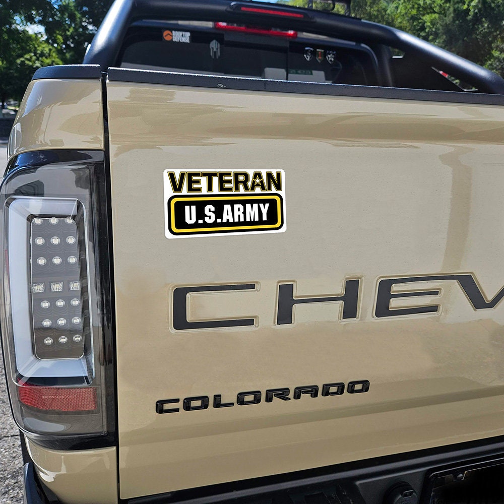 US Army Veteran - Vinyl Sticker or Magnet - Indoor or Outdoor - Etsy