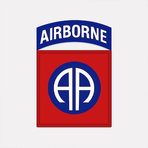 82nd Airborne Division Patch- Vinyl Decal Sticker or Magnet - Indoor or ...
