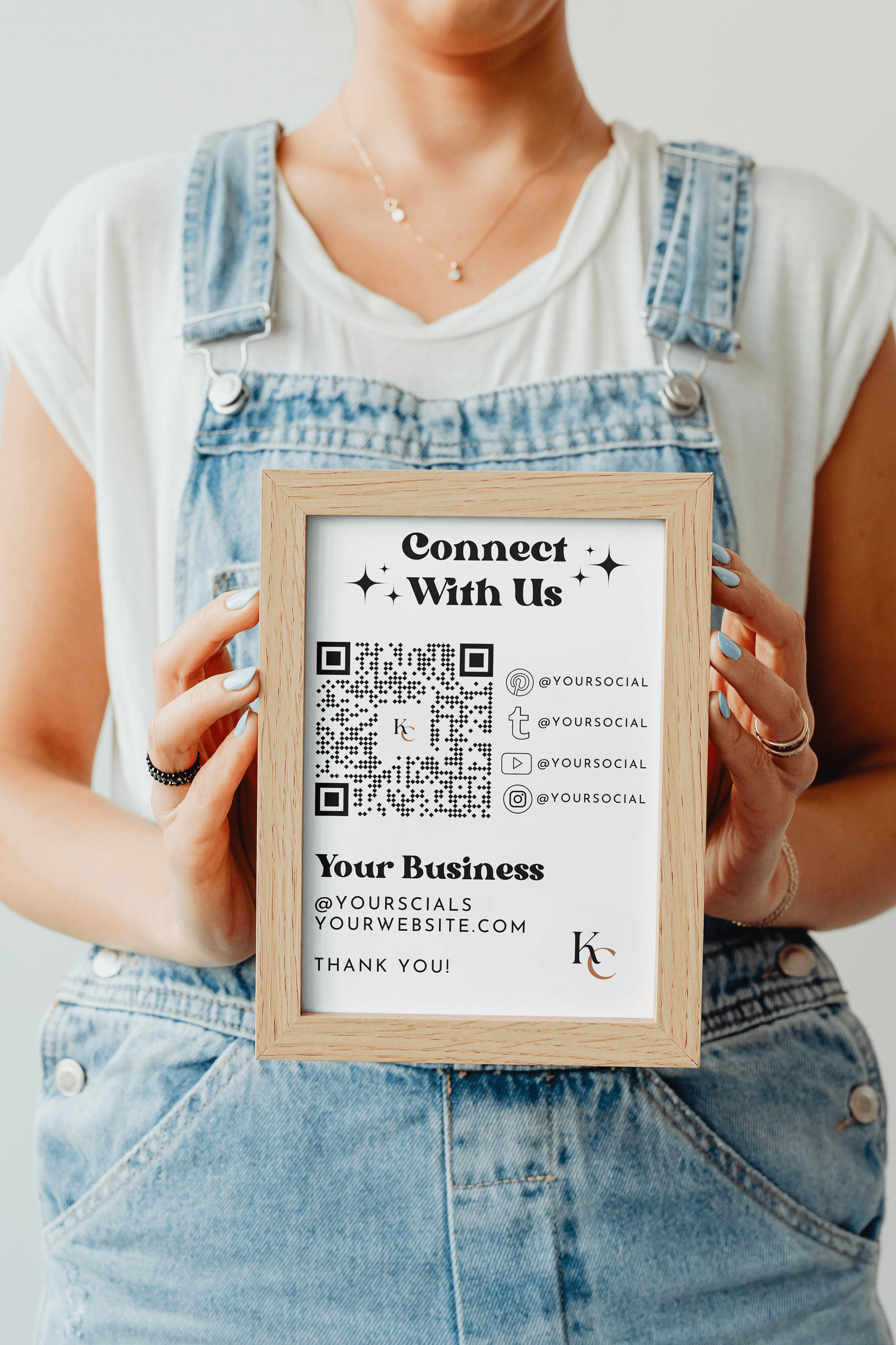 Retro Business Social Media Sign, Vendor Booth Sign, Follow Us Sign ...